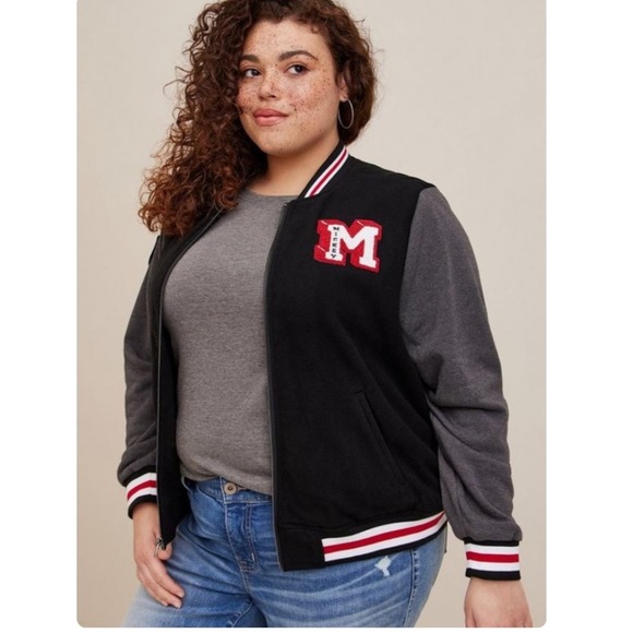 torrid | Jackets & Coats | Torrid Nwt Disney Mickey Mouse Wool Bomber ...